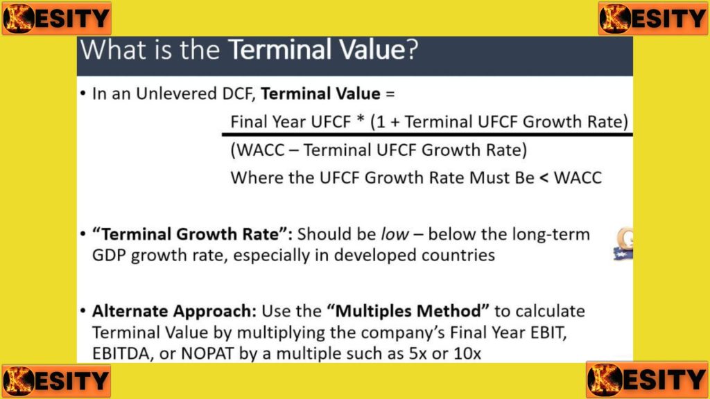 Present Value of Terminal Value - Kector Essays